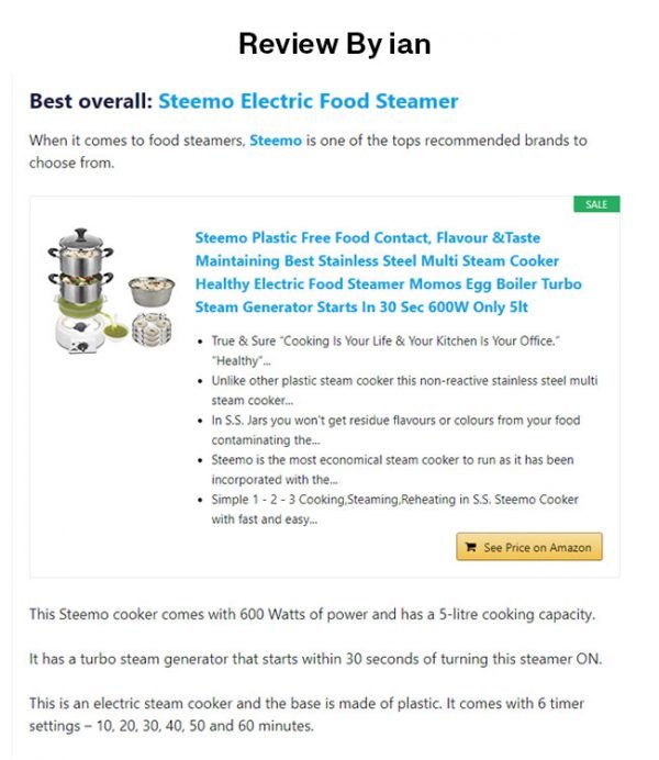 Steemo Kitchen Appliances